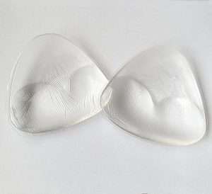 Clear or Nude Silicone Bra Inserts Breast Enhancing Push Up Pads